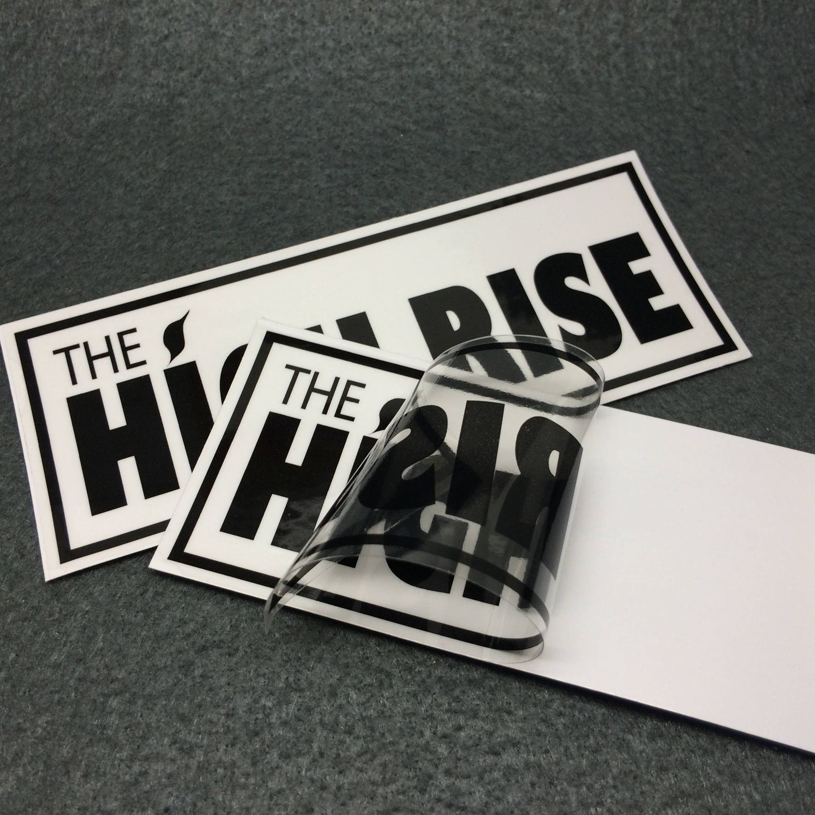 100pcs Custom Clear Stickersvinyl Sticker Print Clear Glass - Etsy