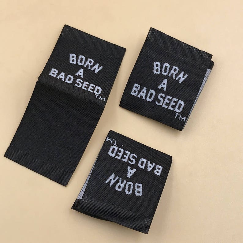 500 Custom Clothing Labels Hem Tags Hem Labels Pip Woven - Etsy 500 Custom Clothing Labels Hem Tags Hem Labels Pip Woven - Etsy