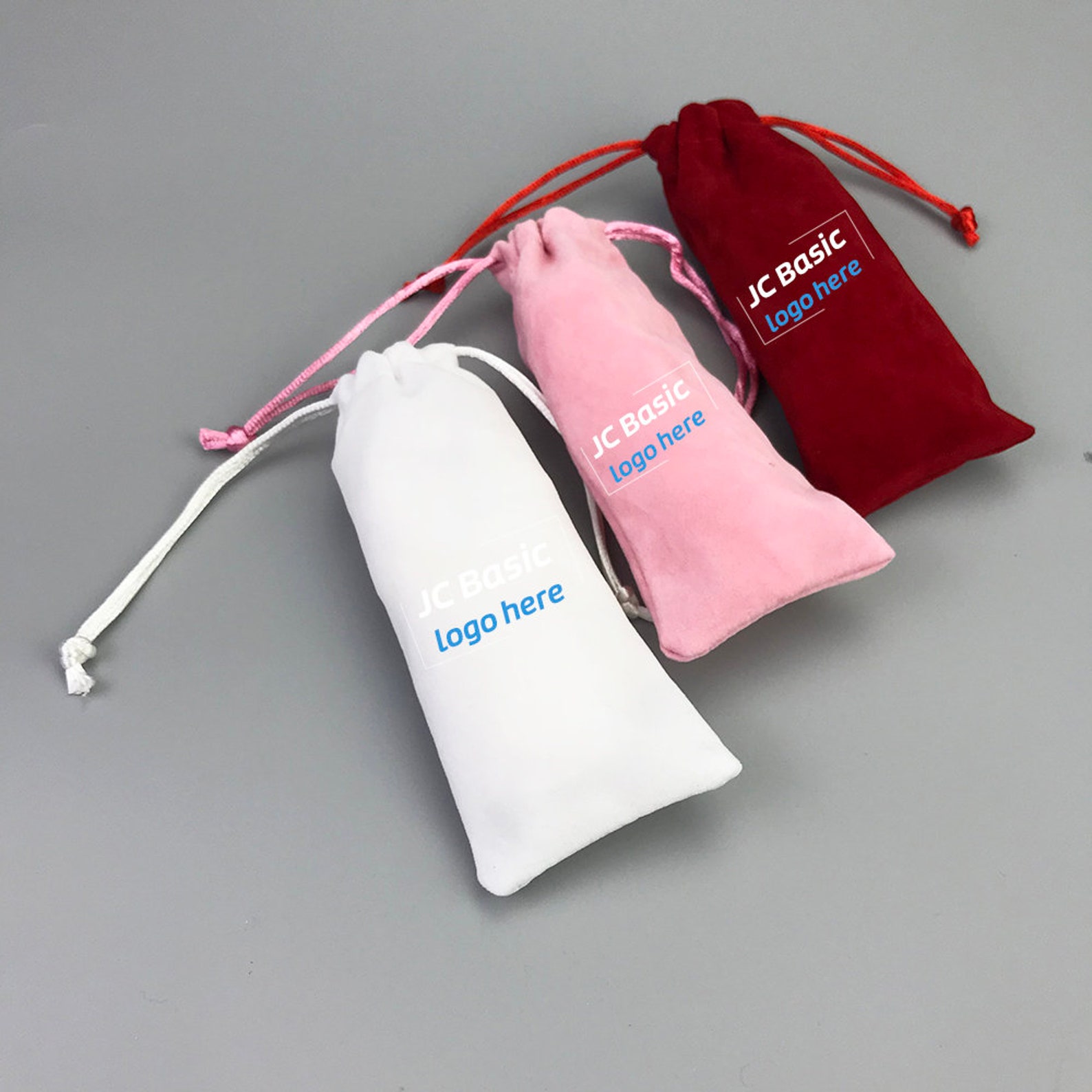 100 Custom Velvet Pouch Personalized Gift Bag Custom Velvet - Etsy