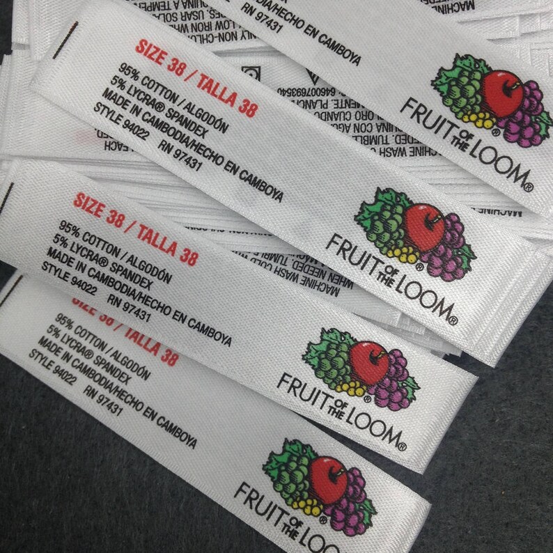 1000 Custom Clothing Labels Clothing Labels Custom | Etsy