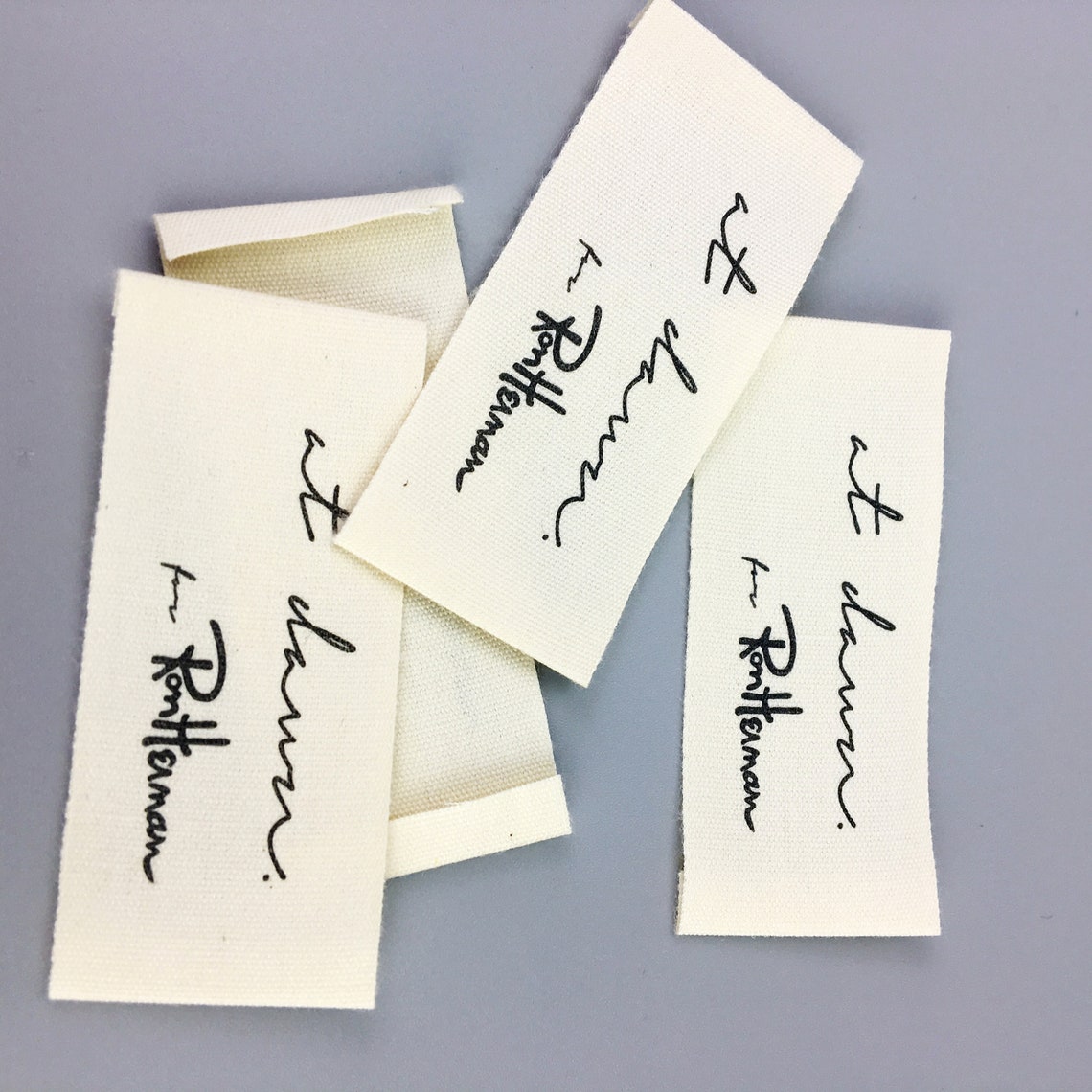 Cotton Fabric Labels Clothing Tags Soft Cotton Labels - Etsy
