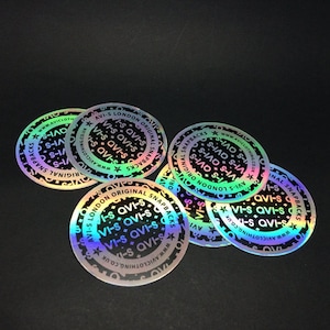 100pcs Custom Hologram Sticker, Stickers Hologram Design,hologram ...