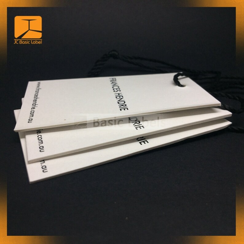 500 Custom Designer Clothing Tags 2mm Thickness Customized - Etsy