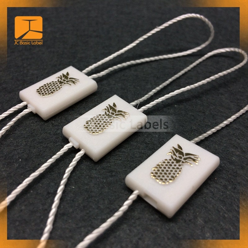 500 custom seal tag seal tags plastic seal string custom | Etsy