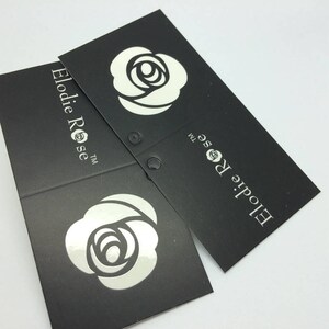 500 Custom Printed FOLDED Hang Tags, Folded Price Tags, Folded Gift ...