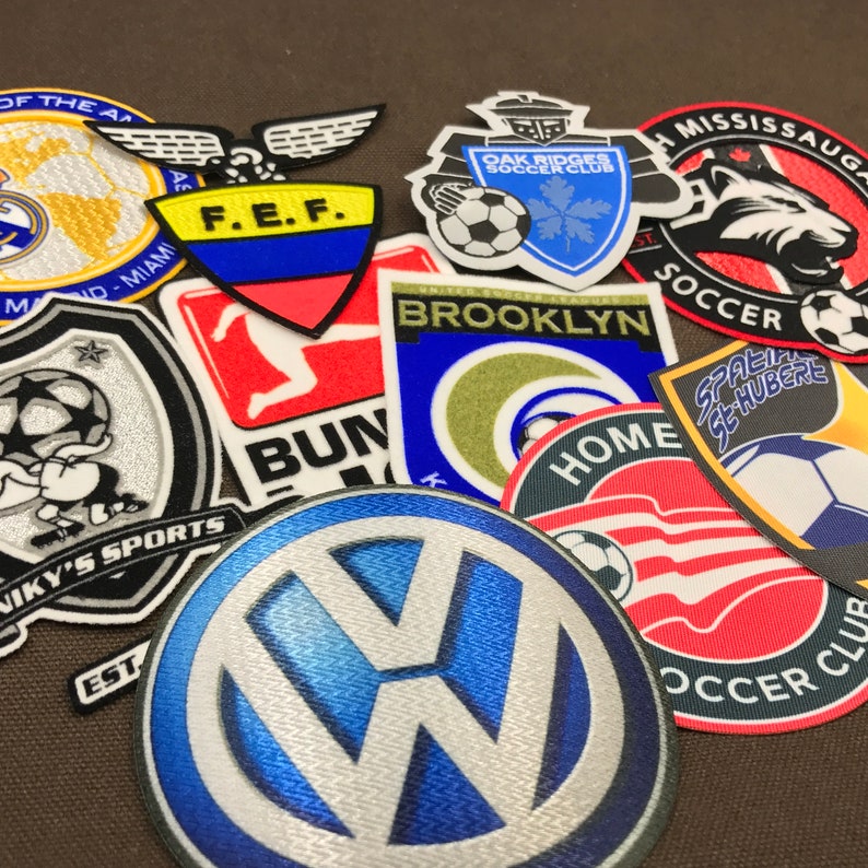 200 Flocking Patch, Custom 3d Flocking Patches, Football Shirt Soccer ...