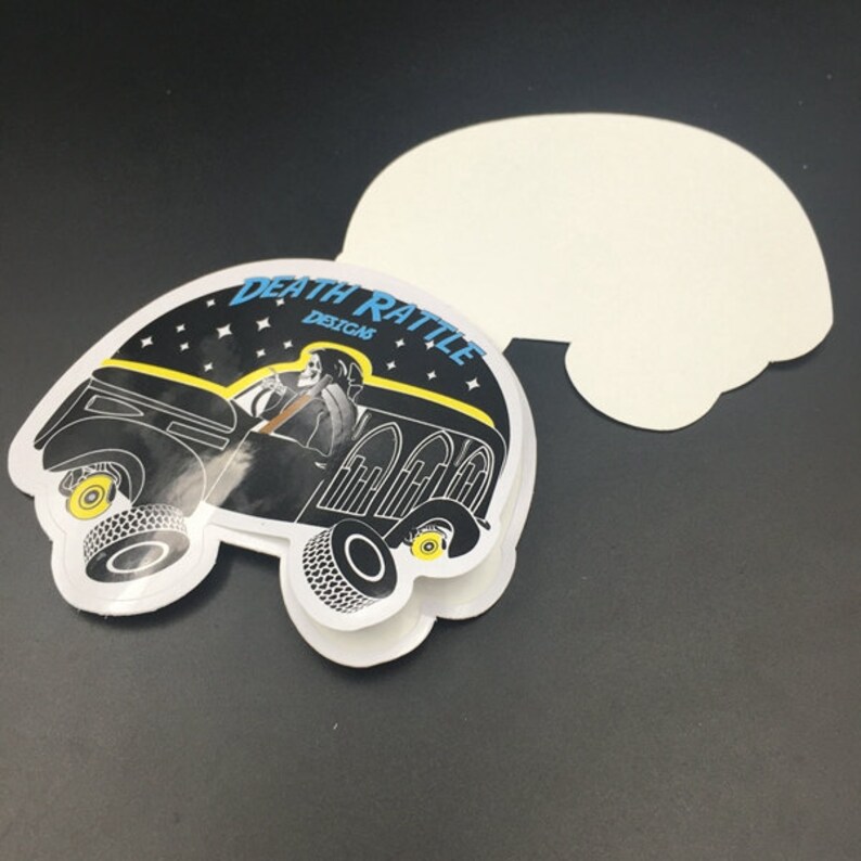 100 Custom Die Cut Sticker Stickers Shape Designdie Cut | Etsy