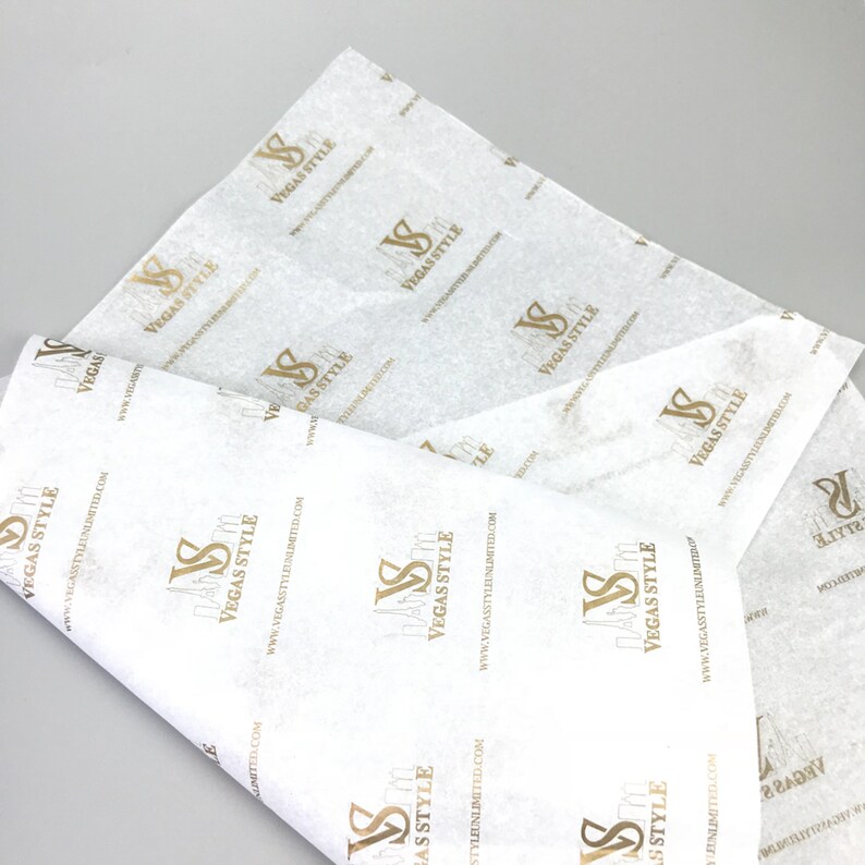 100pcs Custom Tissue Paper Branded Tissue Paper Full Color - Etsy