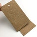 500 Custom Embossed Hang Tag Hang Tag Embossed Embossed Hang - Etsy