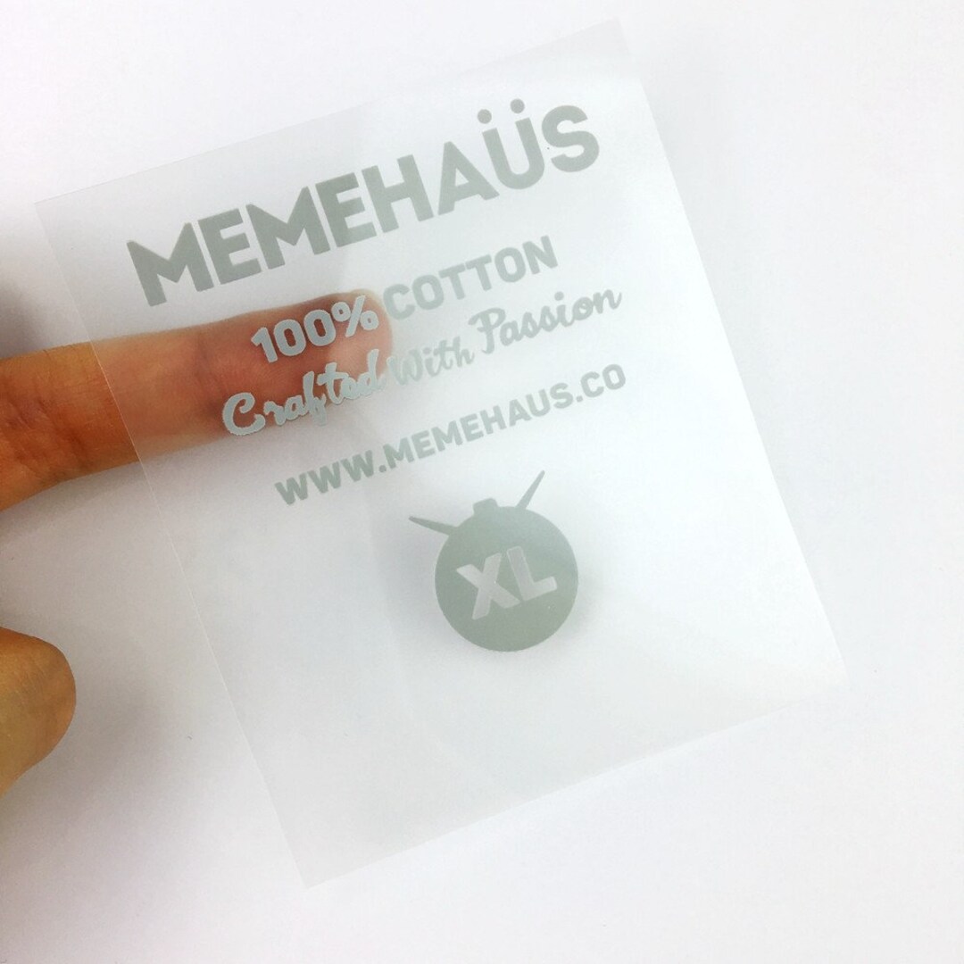 1000 Heat Transfer Labels Size, Personalized Tagless Label, Thermal ...