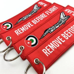 100 Custom Woven Key Chain, Flight Key Ring, Custom Jet Tags Keychain, Personalized Woven ...