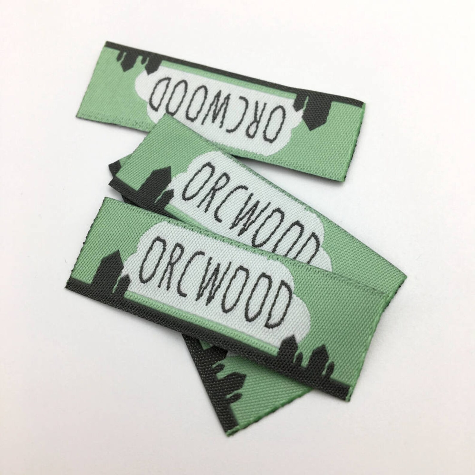 100 Customized Woven Labels Custom Clothing Woven Labels | Etsy