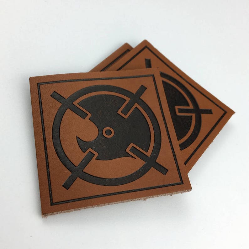 100 Pu Leather Patch Custom Embossed Leather Label Custom Pu - Etsy