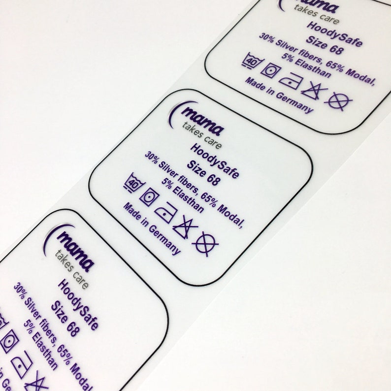 1000 Custom Heat Press Labels for Clothing Custom Heat Seal - Etsy