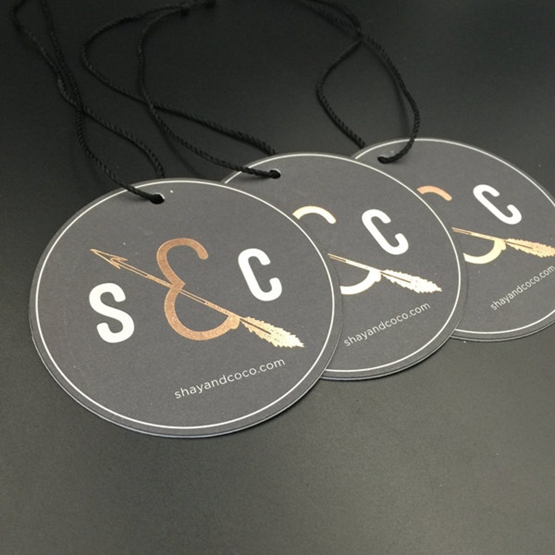 500 Gold Hang Tags Custom Gold Hang Tags Gold Foil Hang Tags | Etsy