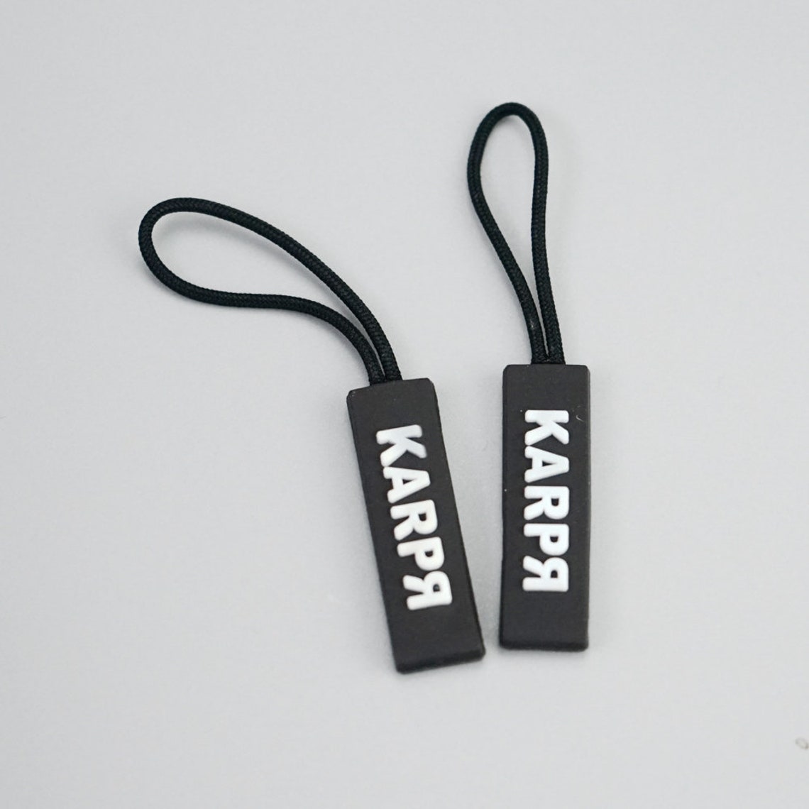 1000pcs Custom Silicone Soft Pvc Zipper Pull for Clothing, Colorful ...