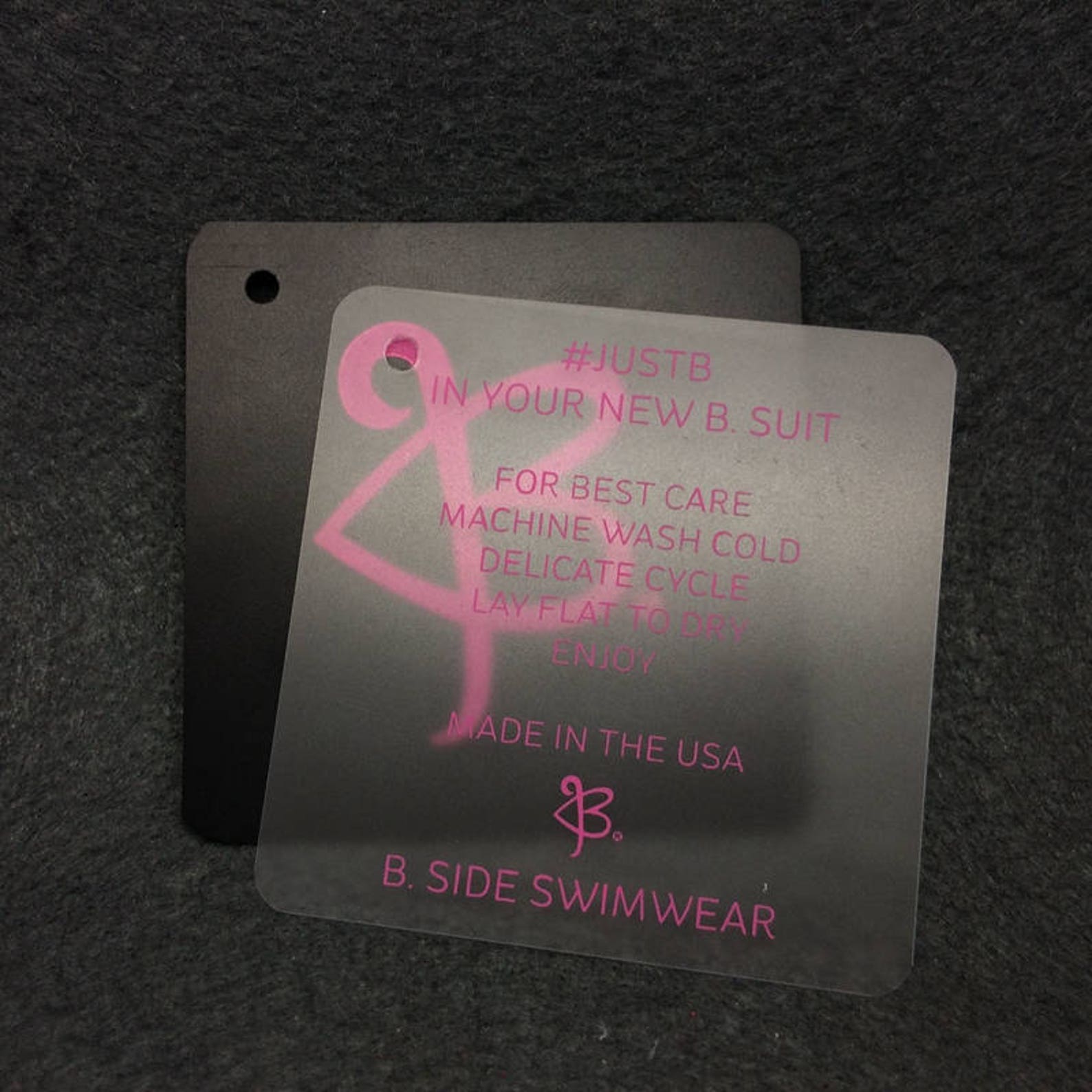 1000 Clear Plastic Hang Tag PVC Hang Tags Custom Plastic - Etsy