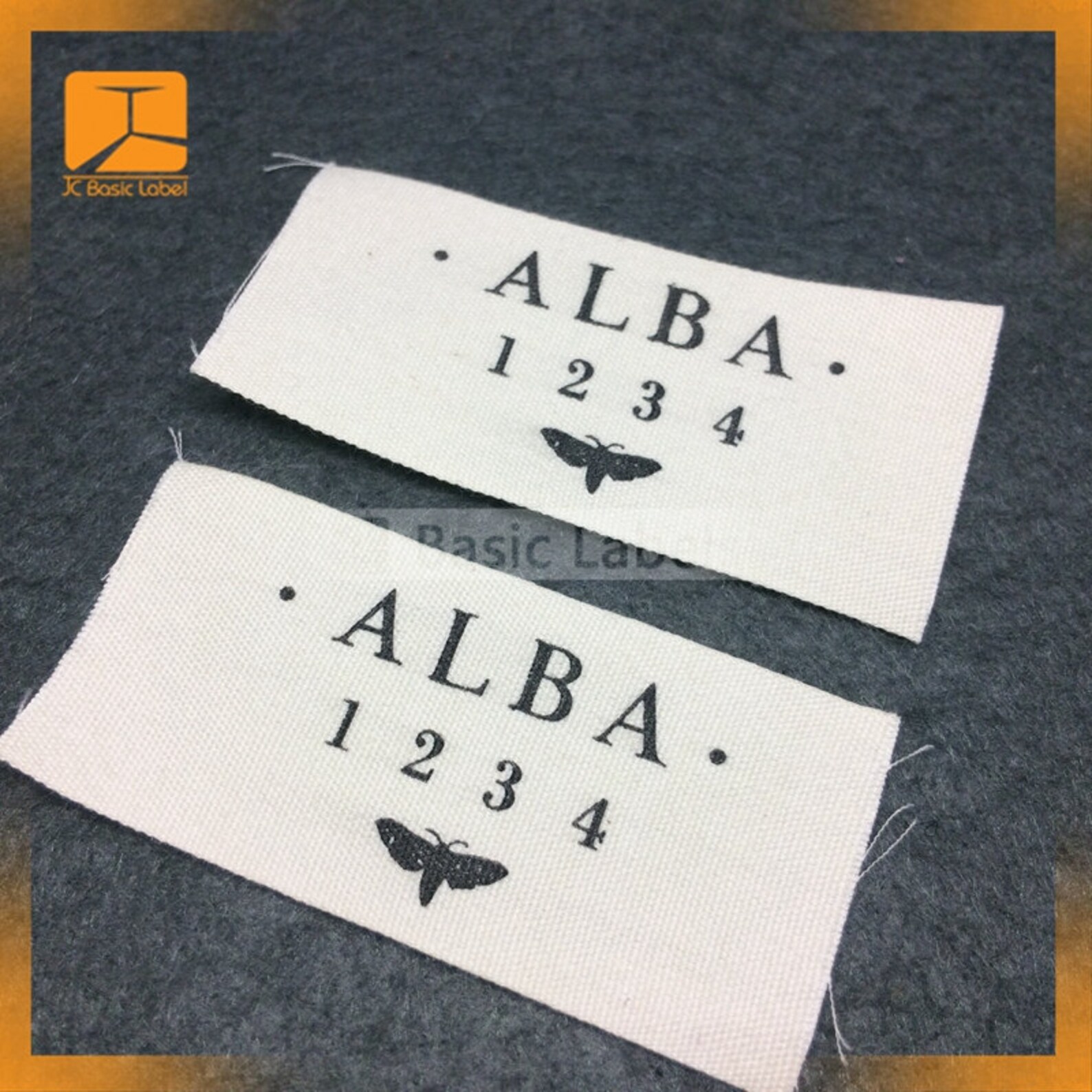 600 Cotton Printed Labels Garment Tags Cotton Printing Tags - Etsy