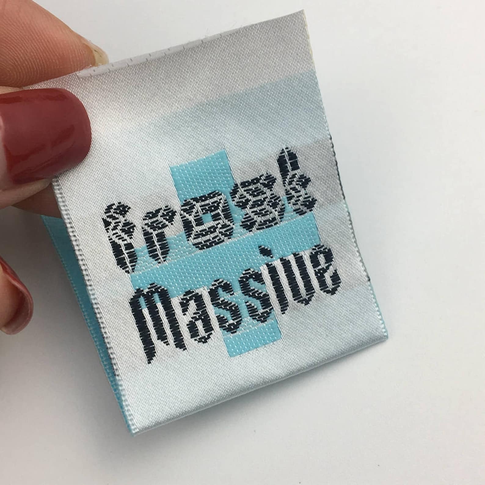 300 Custom Satin Woven Labels Silk Woven Labels Woven Satin | Etsy