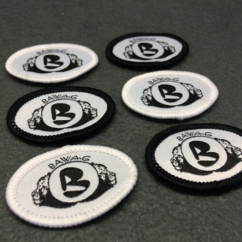 100 Custom Woven Patches patch Woven woven Badge Merrow - Etsy UK