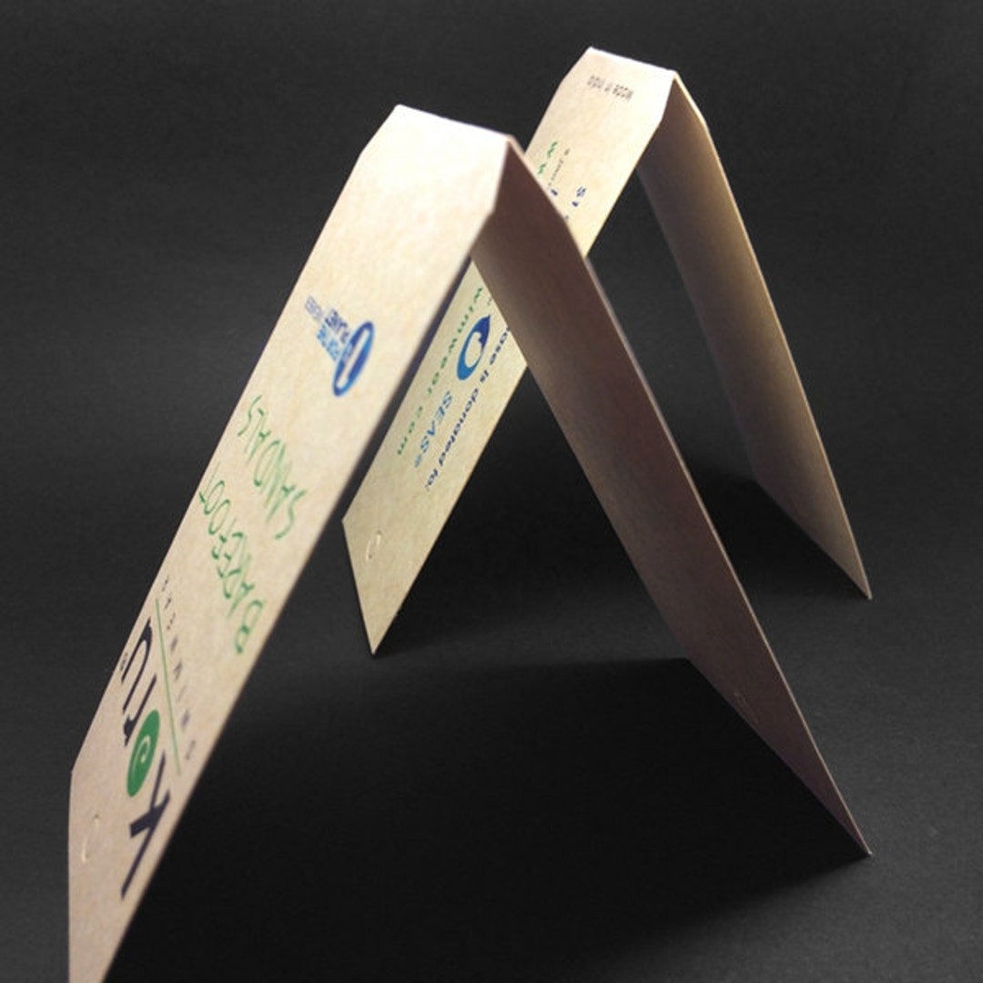 500 Custom Printed FOLDED Hang Tags, Folded Price Tags, Folded Gift ...