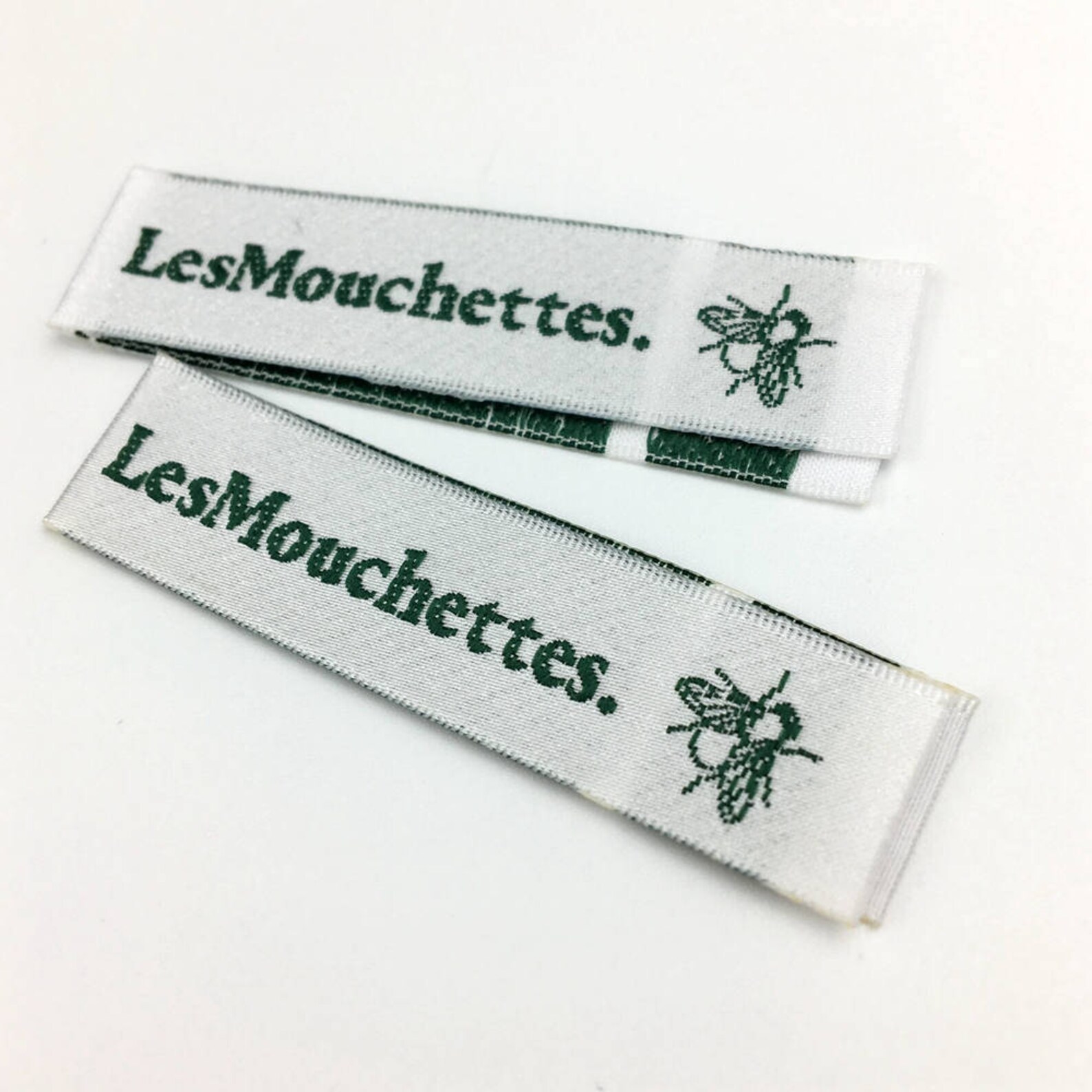 300 Custom Satin Woven Labels Silk Woven Labels Woven Satin | Etsy