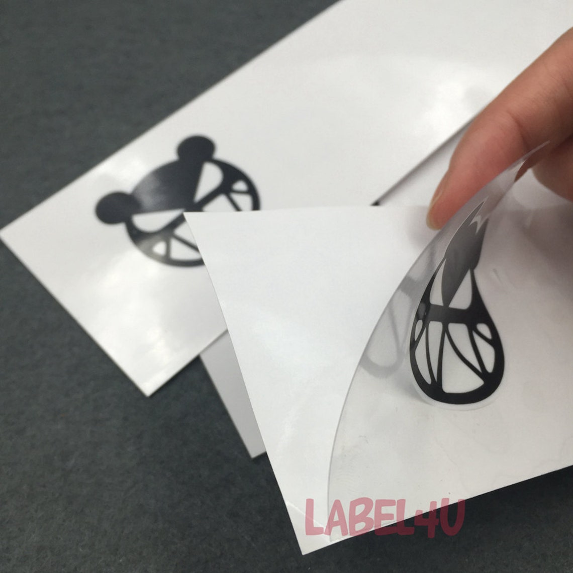 100 Custom Vinyl Stickers for Cup Vinyl Sticker Custom Clear - Etsy