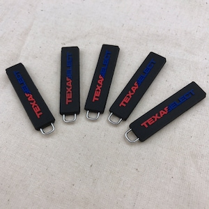 1000pcs Custom Silicone Soft Pvc Zipper Pull for Clothing, Colorful ...