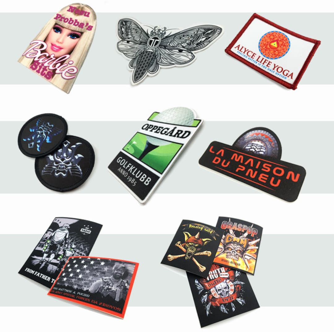 50 Custom Screen Printed Patches, Patch Printing, Printed Patches - Etsy