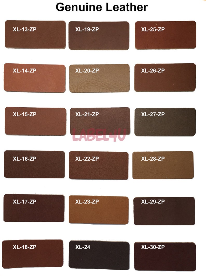 50pcs Genuine Leather Patch Custom Embossed Genuine Leather - Etsy