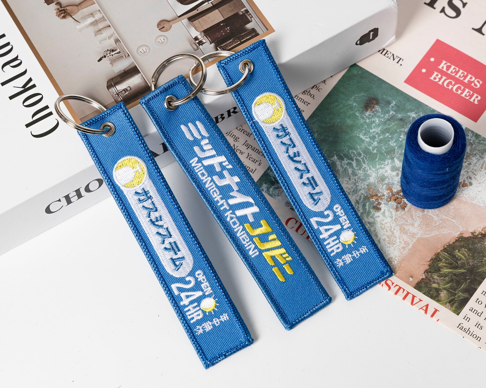 Custom Flight Tags, Custom Key Tags. Embroidered Key Chains ...