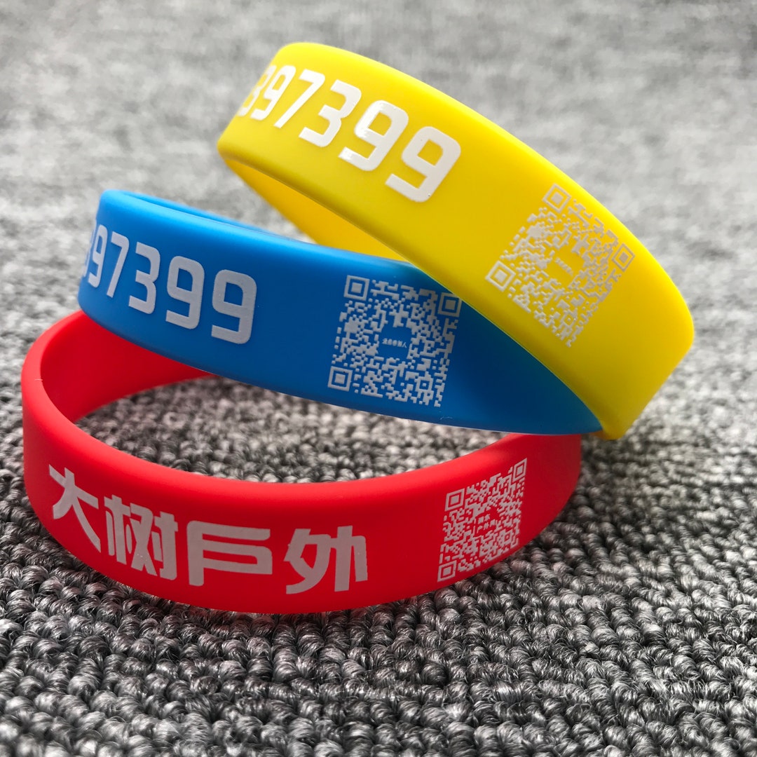 Custom Silicone Bracelet Sports Rubber Wristbands Personalized Silicone ...