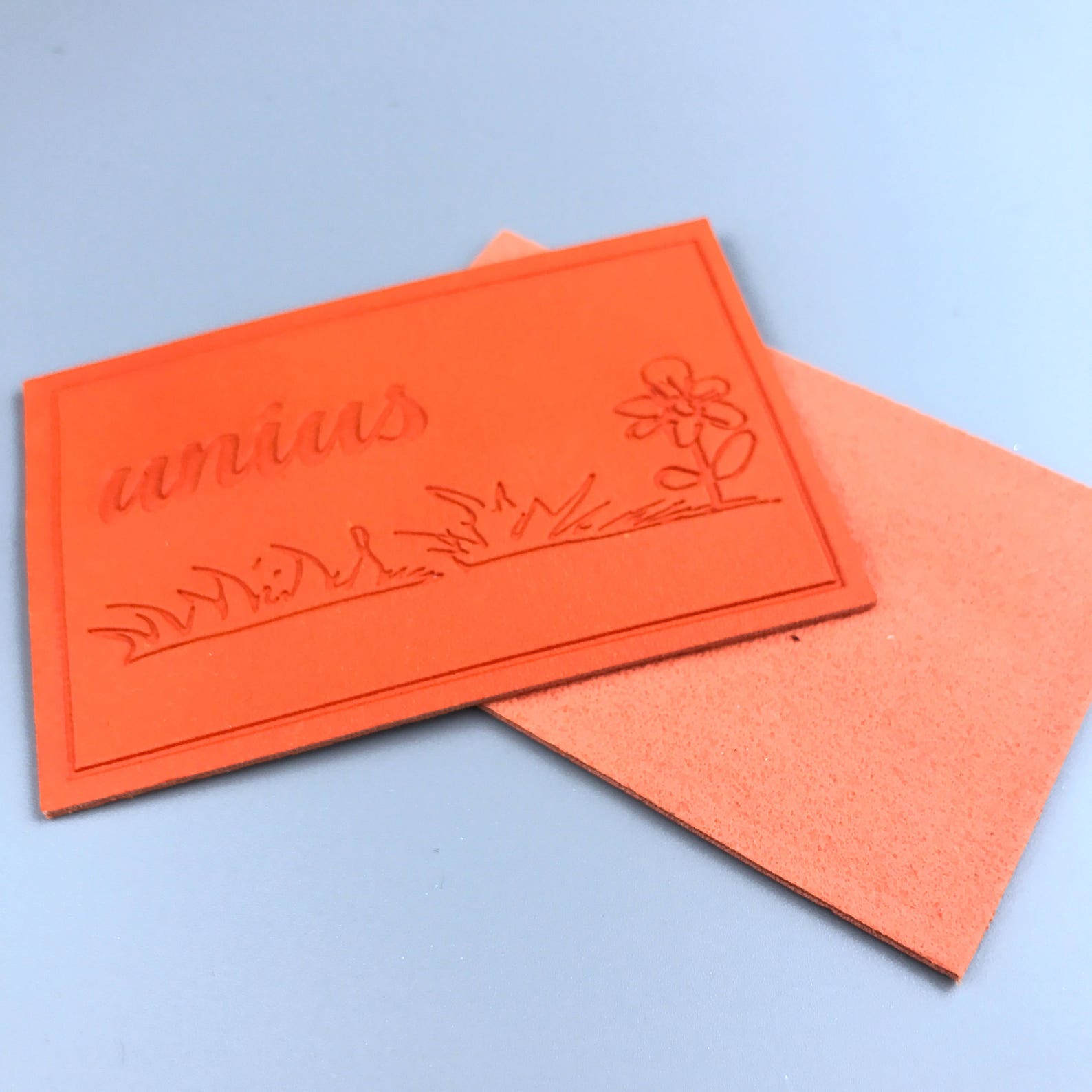 100 Pu Leather Patch Custom Embossed Leather Label Custom Pu - Etsy
