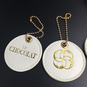 50 Gold Foil Leather Patch, Silver Foil Leather Patch, Luxury Pu Label ...