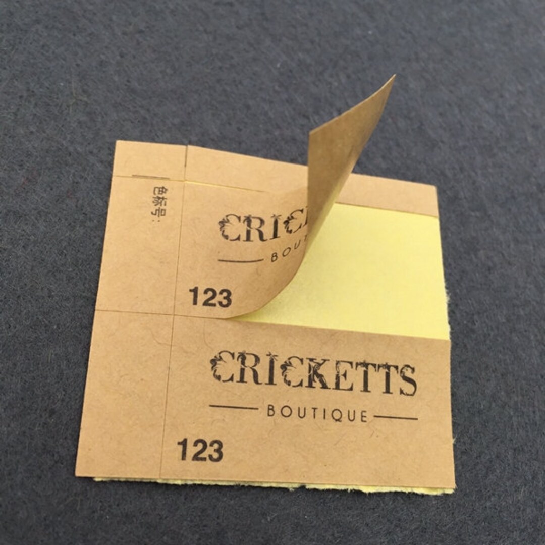 100 Custom Kraft Paper Sticker, Stickers Kraft Paper Design, Kraft ...