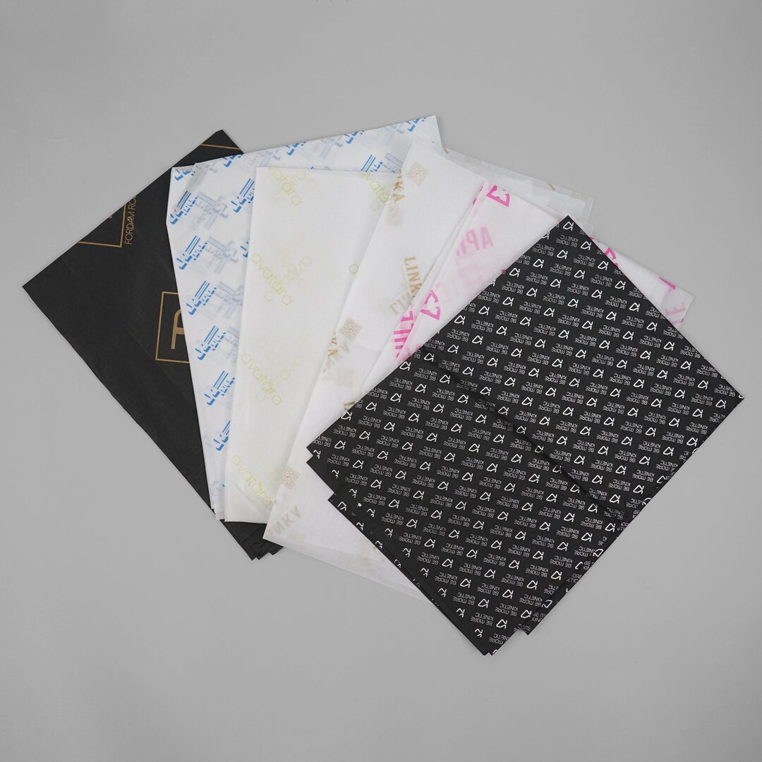 1500pcs Custom Tissue Wrapping Paper, Custom Tissue Paper Printing ...