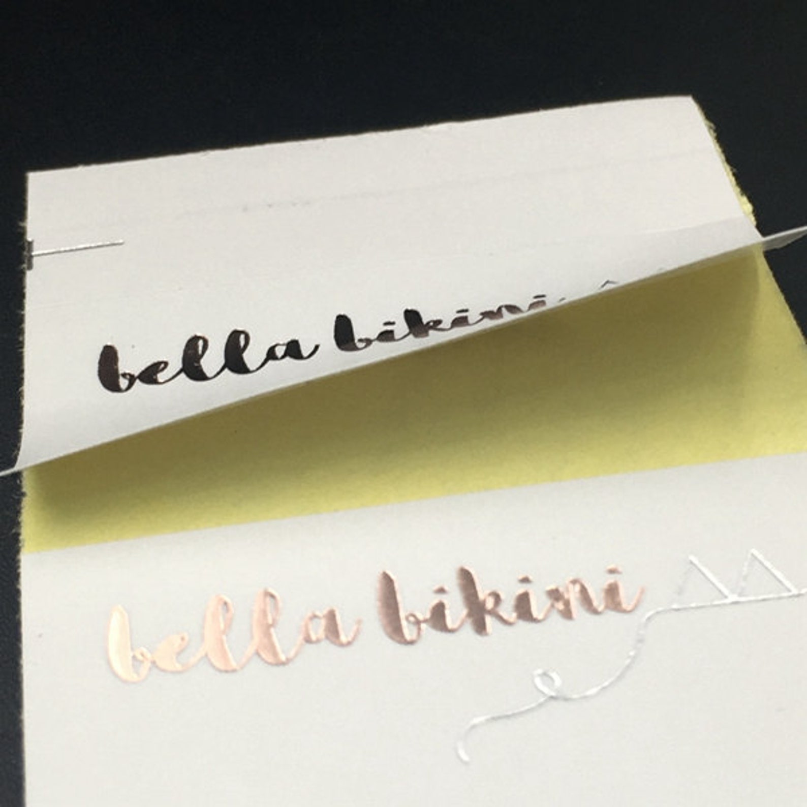 100 Custom Gold and Silver Foil Sticker Stickers Gold and - Etsy