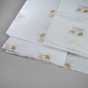 500pcs Personalised Wrap, Logo Wrapping, Brand Packaging, Bespoke ...