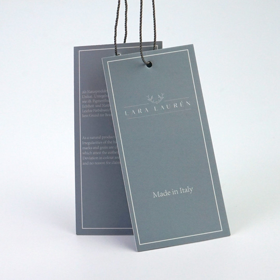 1000 Custom Rectangle Hang Tags, Clothing, Brand, Fashion, Label ...