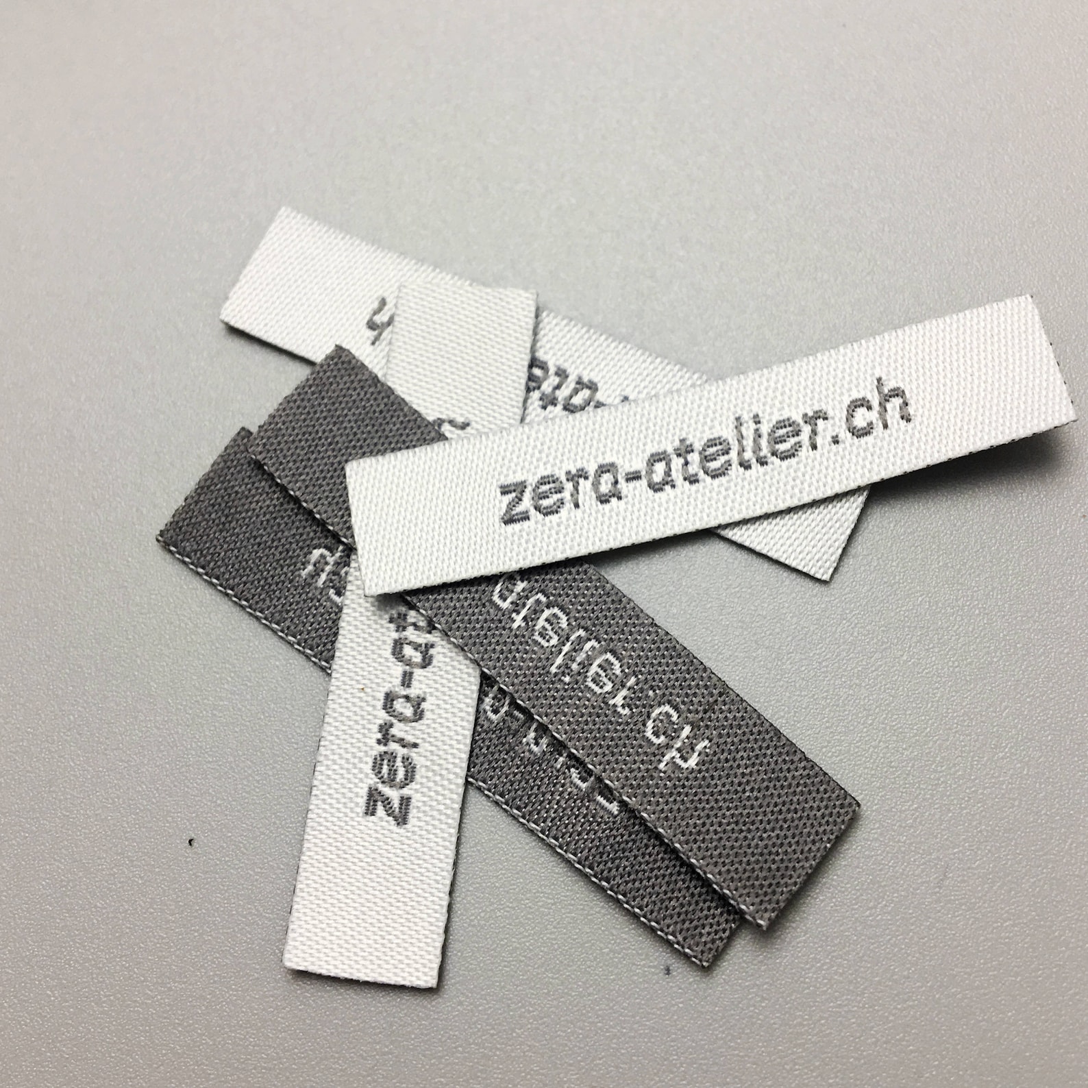 50 Custom Woven Label Center Fold Free Ship by Post High | Etsy