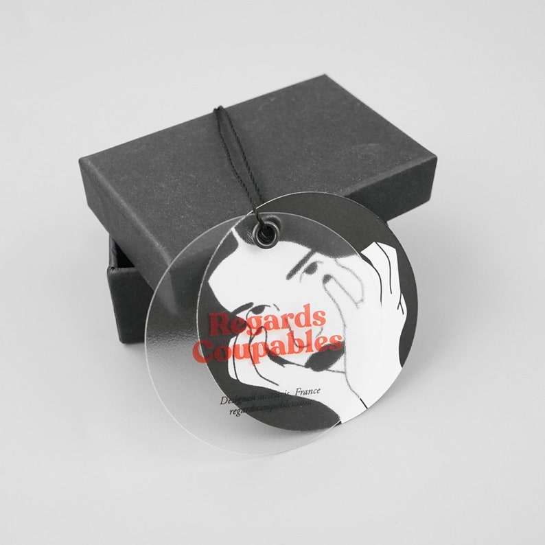 1000 Clear Plastic Hang Tag, PVC Hang Tags, Custom Plastic Hang Tag ...