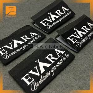 600 Custom Hem Labels, Hem Tags, Woven Tags, Clothing Labels, Woven ...