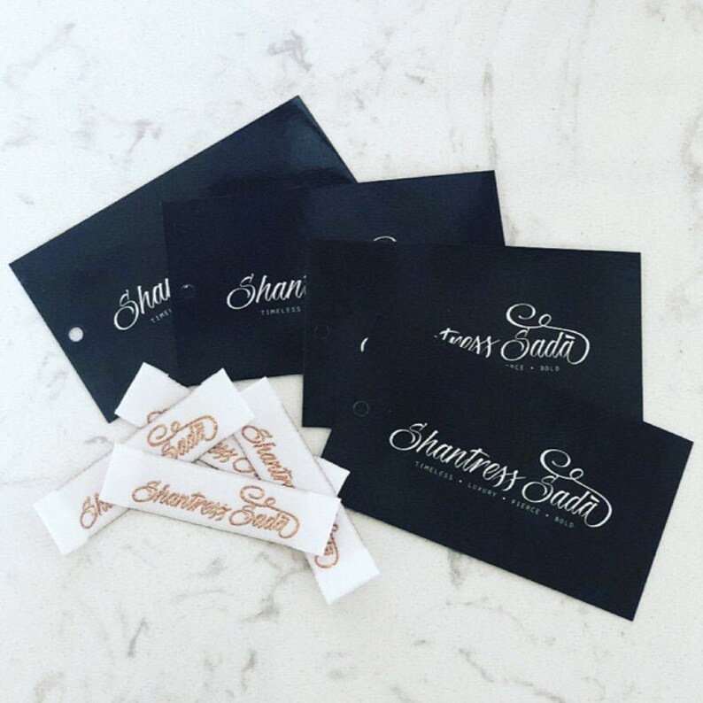 1000 Pcs Custom Gold Cloth Label, Gold Metallic Cloth Label, Cloth ...