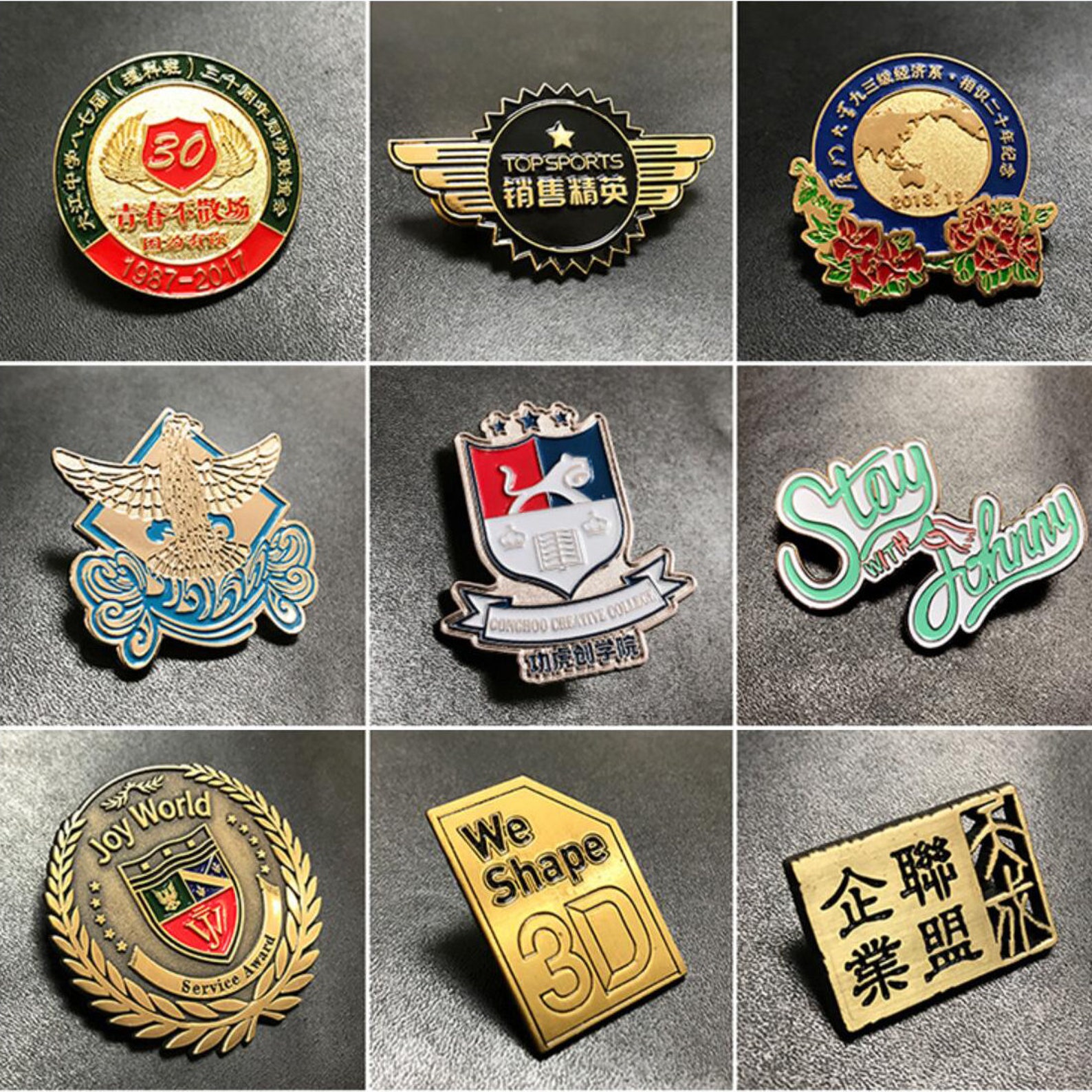 50 Custom Enamel Pins Custom Label Pin Badge Hard Enamel Pin - Etsy