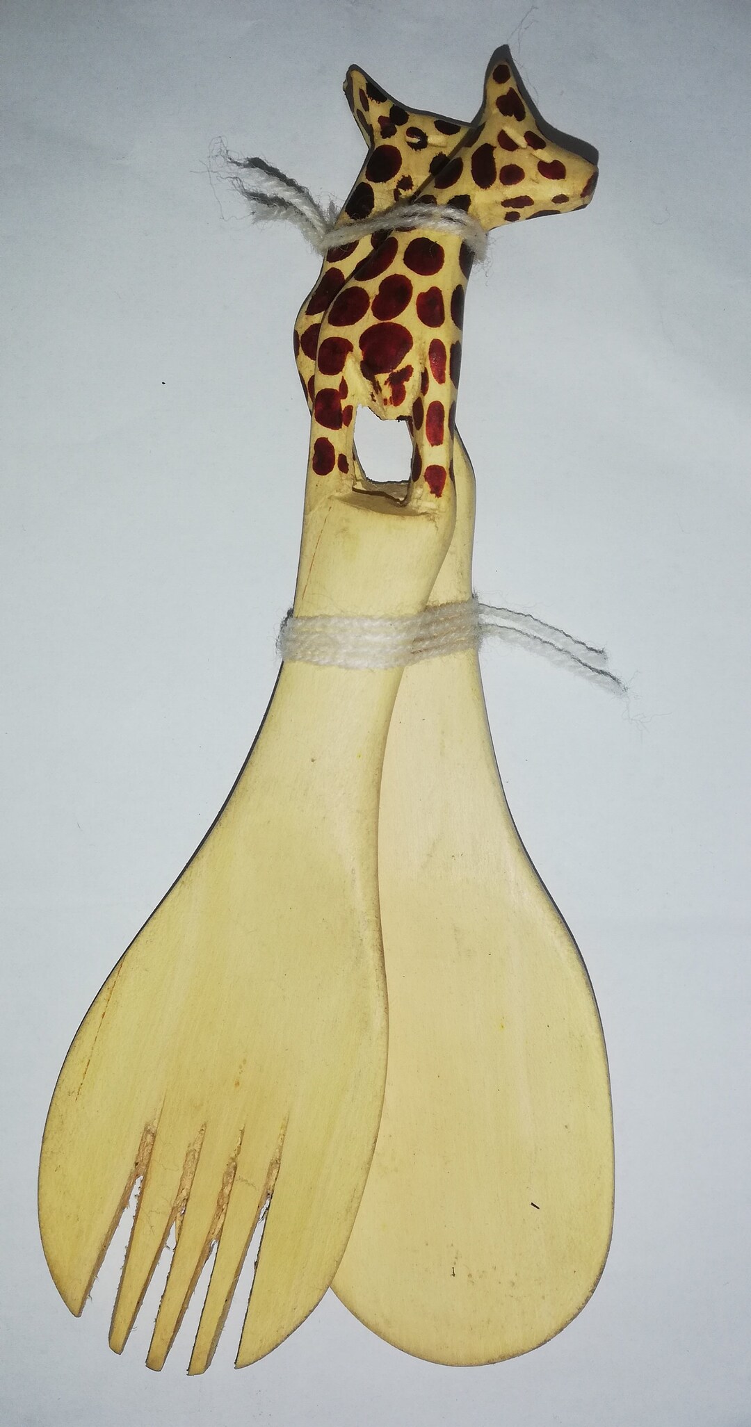 Giraffe Wooden Serving Spoons - Etsy