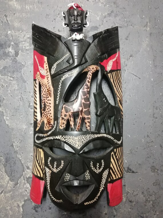 African Mask From Kenya - Etsy