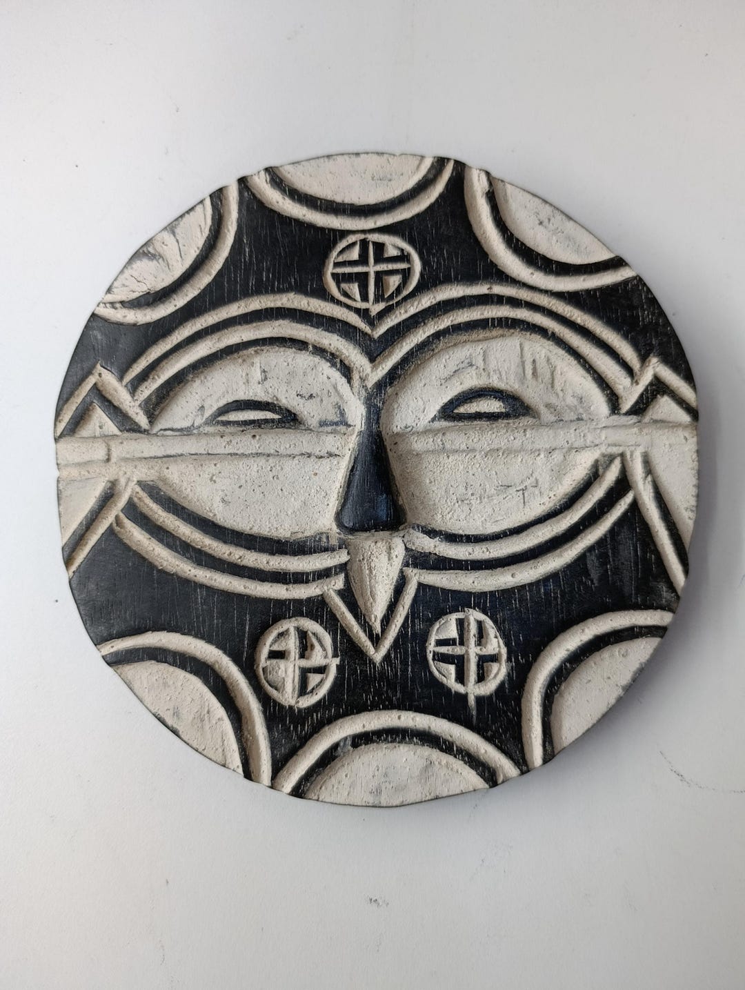 Teke African Wooden Mask From Gabon - Etsy