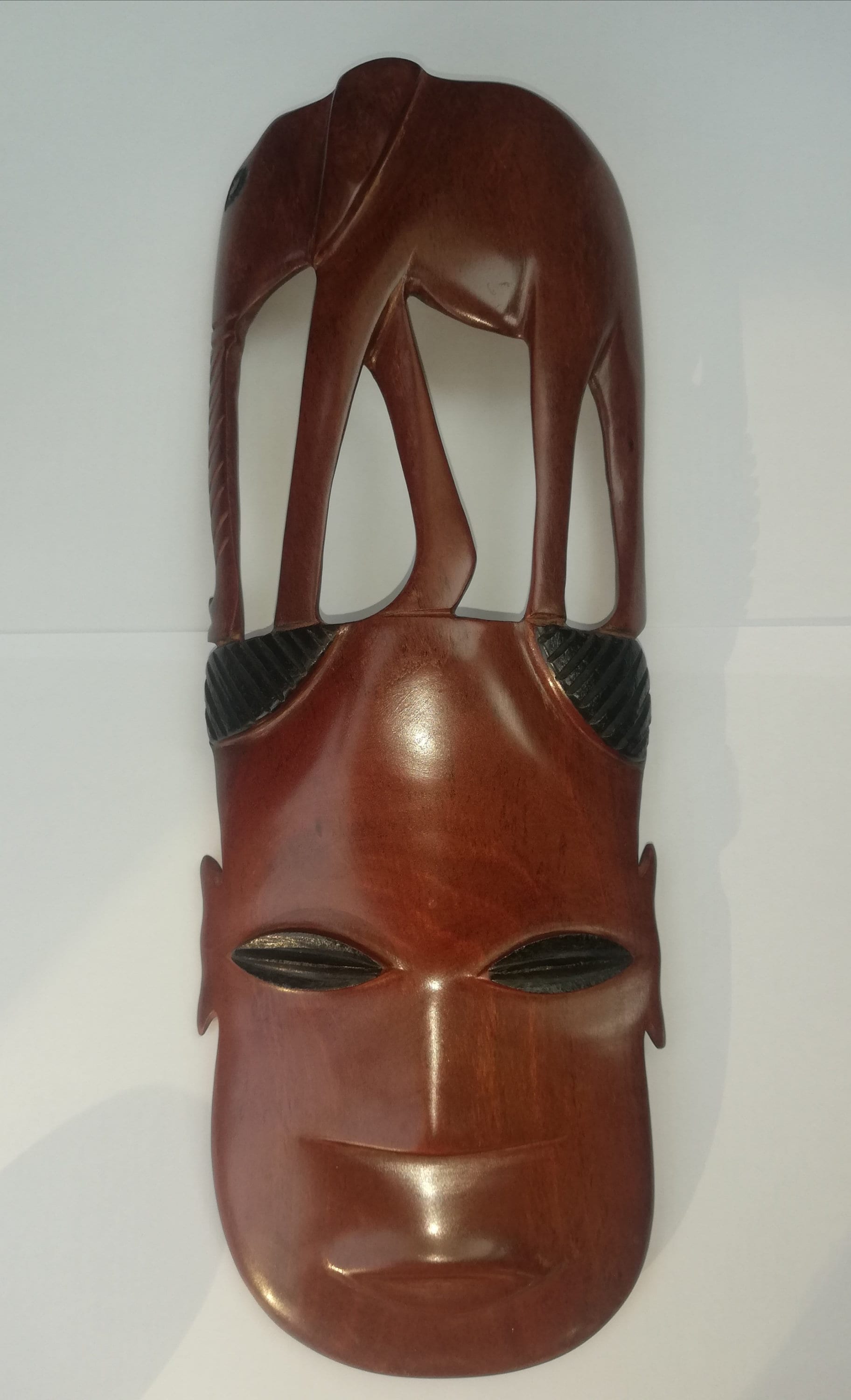 African Malawi Mask Made From Red Teakwood - Etsy