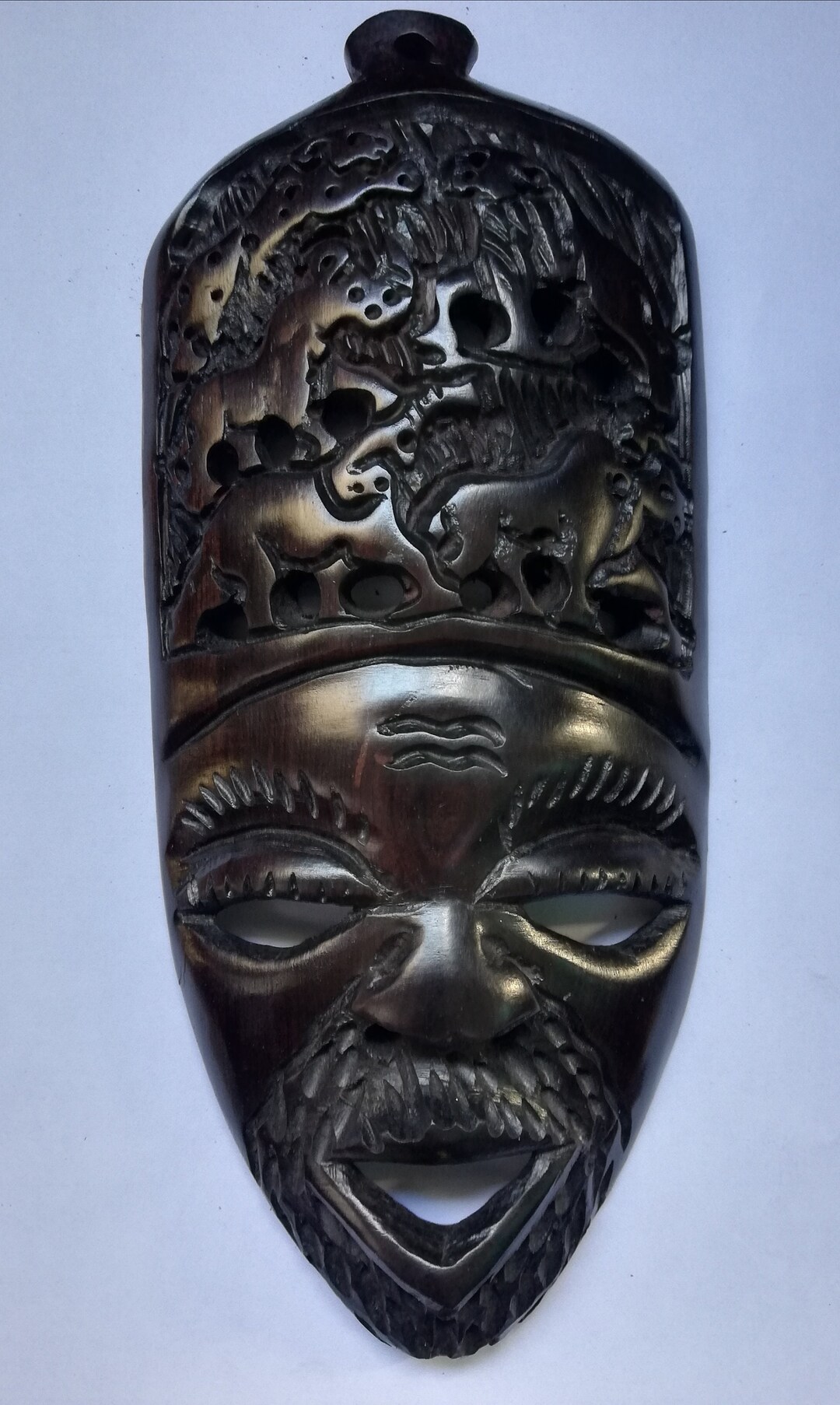 African Wooden Mask From Malawi - Etsy Canada
