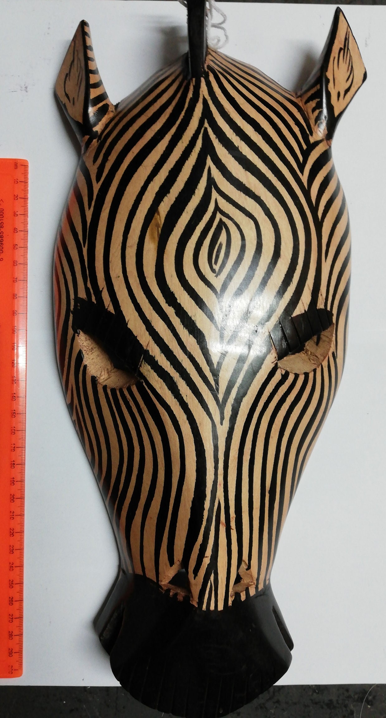 African Zebra Mask From Kenya - Etsy Denmark